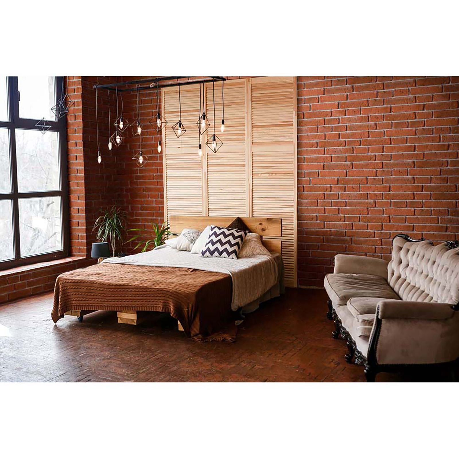 Roh pre interiérové dekoratívne obklady MONSANTO 1 červeny STEGU | NX14818