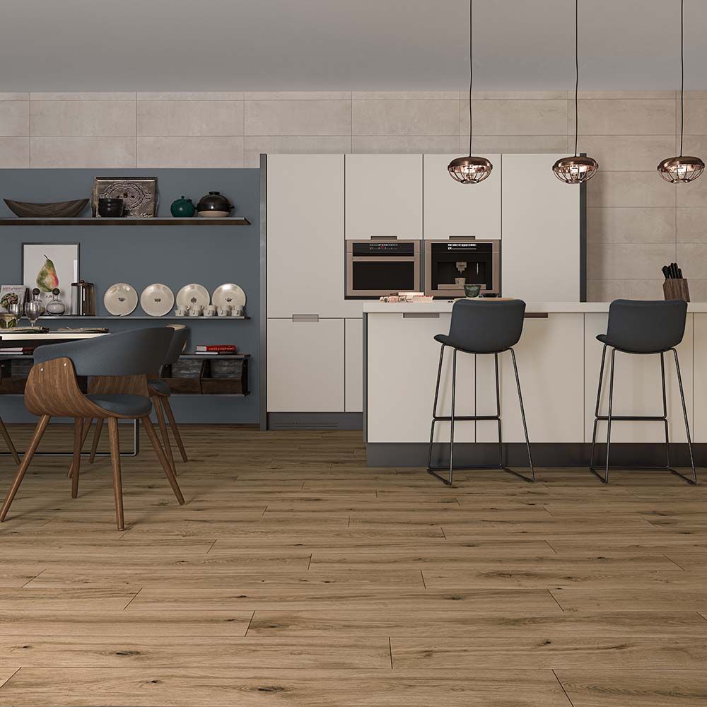 DLAŽBA DYNAMIC ALMOND MAT 20X120 ECOCERAMIC | NX12585