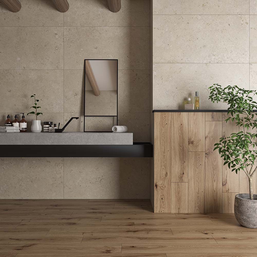 DLAŽBA DYNAMIC ALMOND MAT 20X120 ECOCERAMIC | NX12585